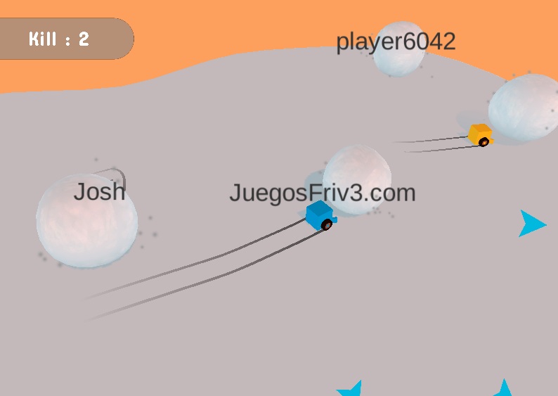 Batalla de Bolas de Nieve IO - Juego Multijugador