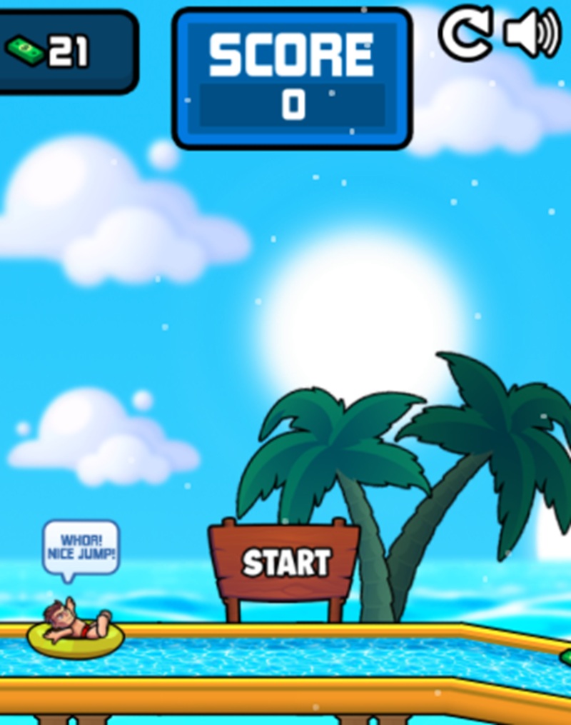 Lánzate en el Tobogán en un Parque Acuático Extremo - Juegos Friv